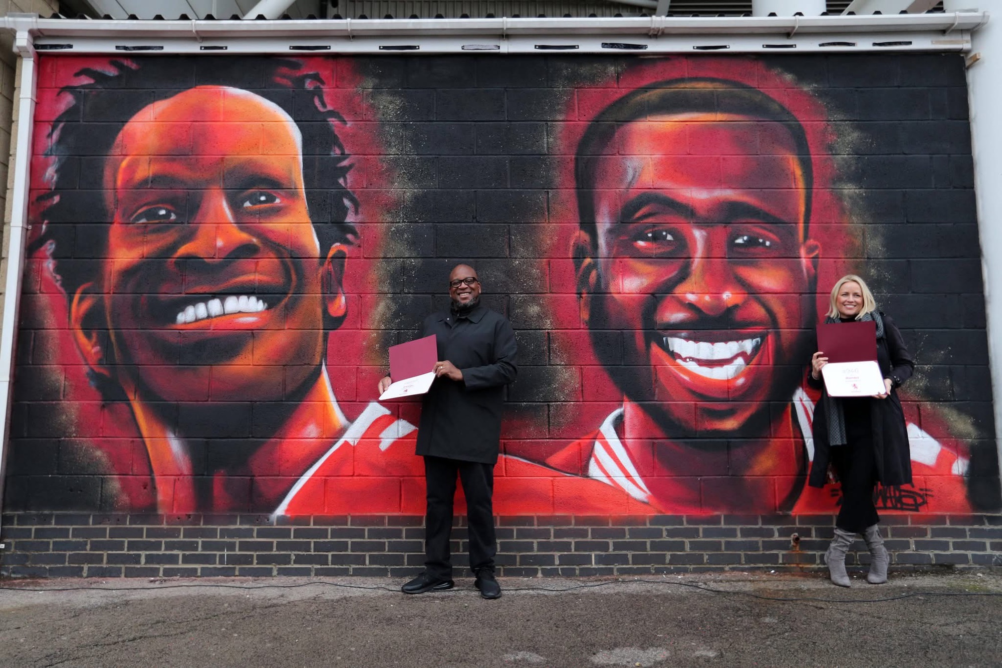 Mural Honours Middlesbrough Legends – Project Middlesbrough